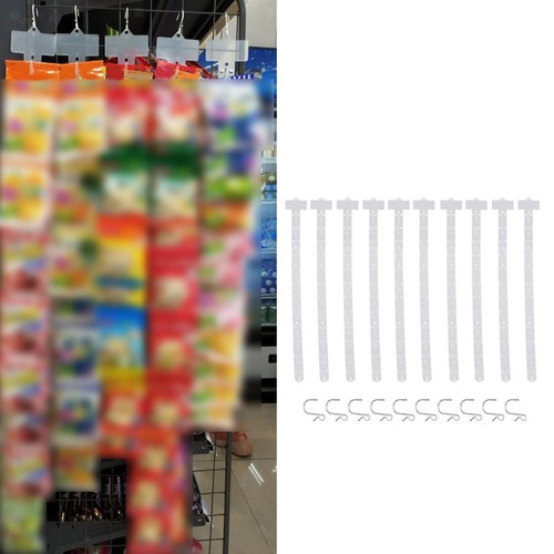 10Pcs Hanging Merchandise Strips Store Hanging Snacks Retail Display ...