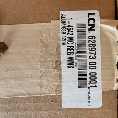 LCN 4642-REG AL Automatic Door Operator, Electrohydraulic, Aluminum | eBay
