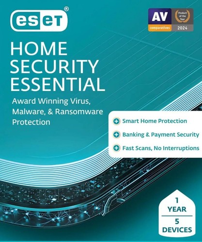 ESET Internet Smart Home Security Essential 2025 5 Device 1 Year | eBay