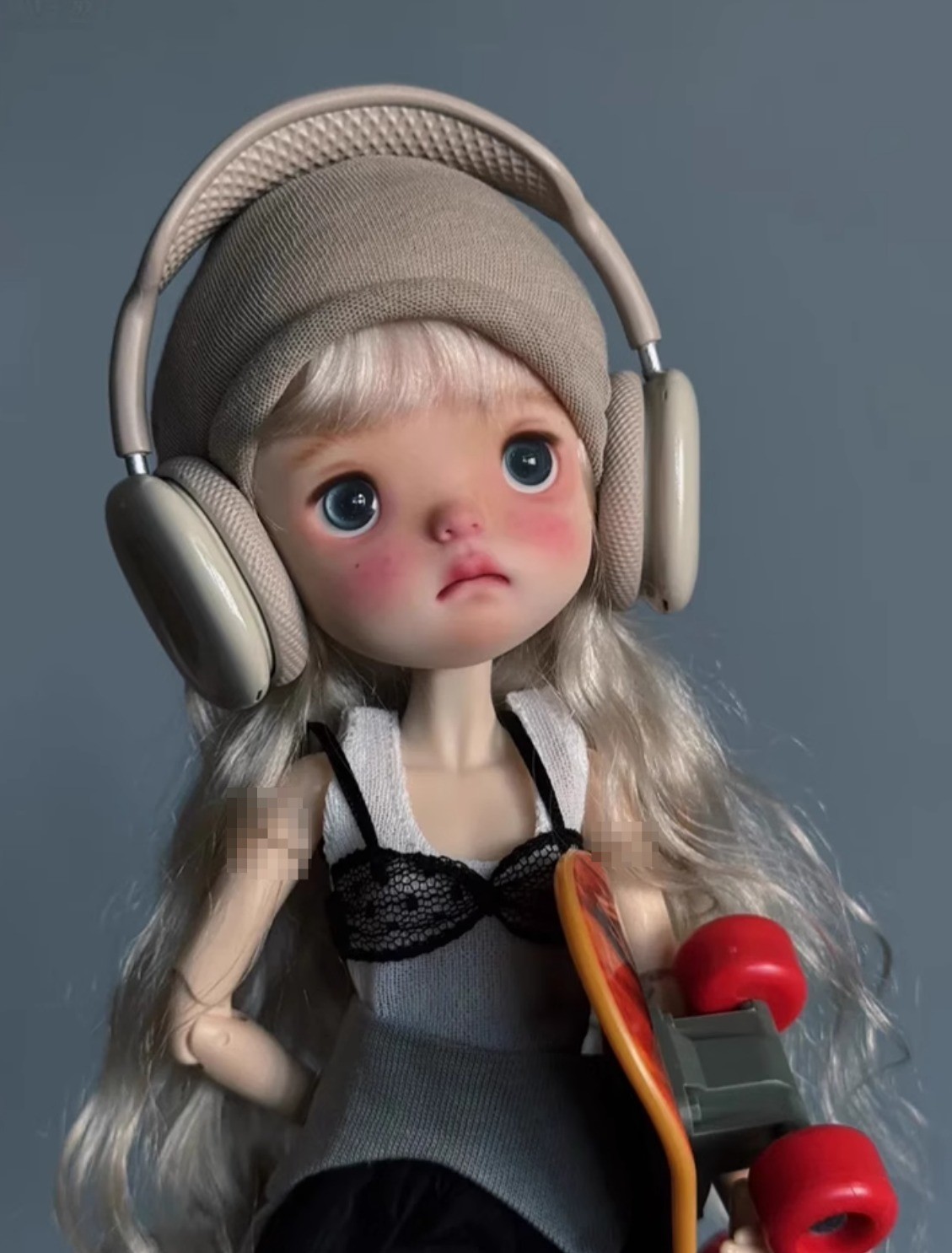 1/6 BJD Doll 10in Iittle-P Light Tan Color girl gift Y4-Free Face Make ...