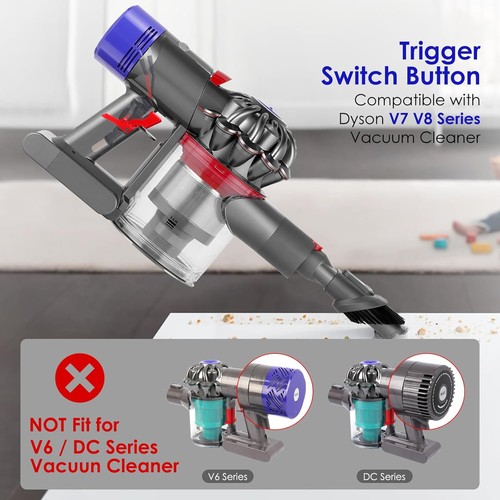 Upgraded Trigger Switch Button Compatible with Dyson V7 V8 SV10 SV11 ...