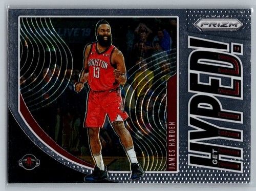 (2) 2019-20 Panini Prizm Get Hyped! #5 James Harden Houston Rockets | eBay