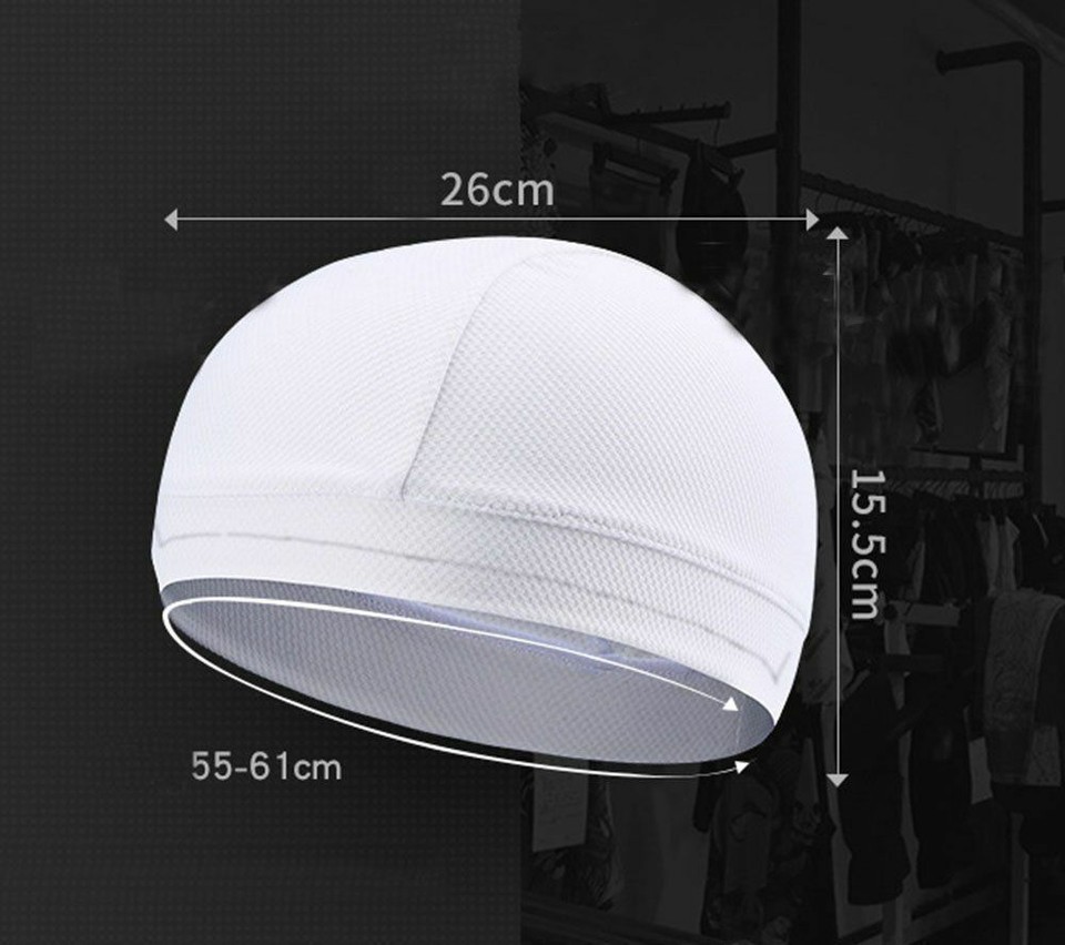 Polyester Biker Skull Cap Motorcycle Head Wrap Du Doo Do Rag Hat Beanie ...