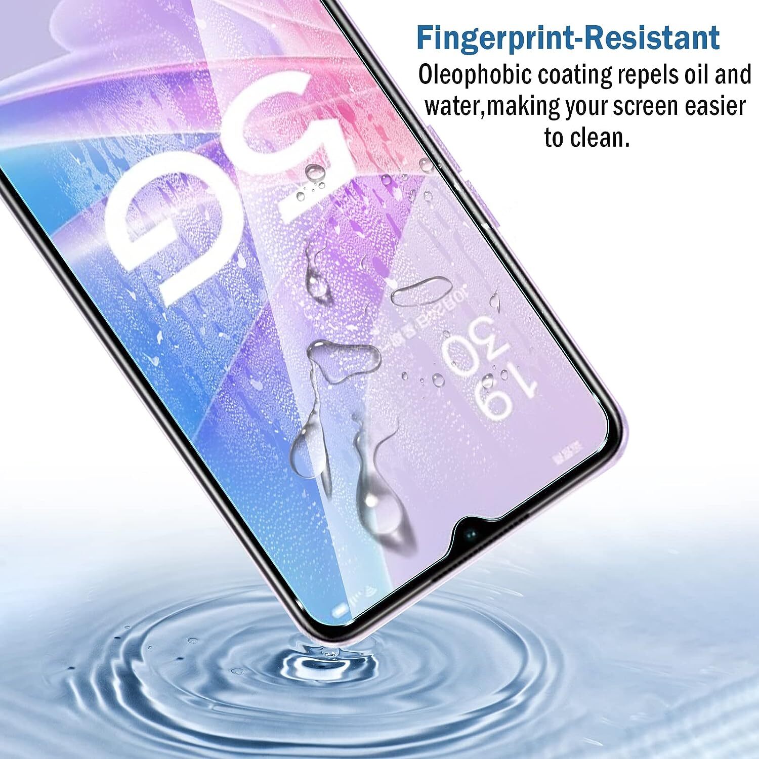 2 Pack 9H Tempered Glass Screen Protector For OPPO A98 A78 A17 A77 A96 ...