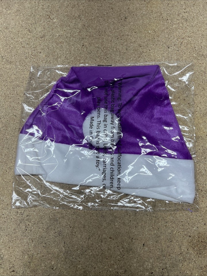 McDonalds Fast Food Restaurant Grimace Christmas Santa Holiday Cap Hat ...