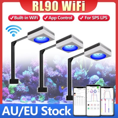 PopBloom RL90 WiFi Marine Led Aquarium Lighting for 60-180cm SPS LPS ...