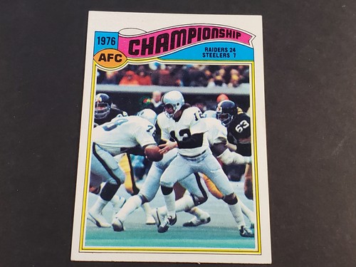 1977 TOPPS FOOTBALL #526 AFC CHAMPIONSHIP HIGH GRADE NEAR MINT NRMT | eBay