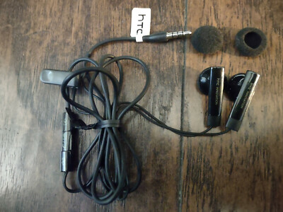 3Pcs OEM HTC INNOVATION HANDS-FREE EARPHONES DUAL EARBUDS W MIC 3.5MM ...