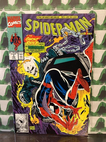 Spider-Man #7 1991 Ghost Rider Todd McFarlane Marvel Comic Book | eBay