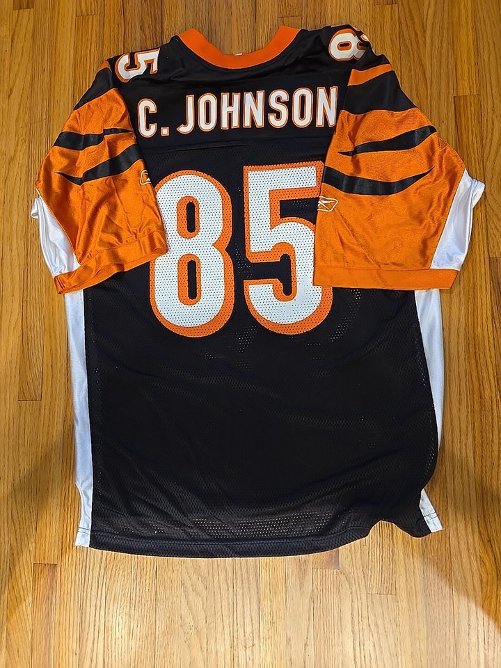 Vintage Y2K Reebok NFL On Field Chad Johnson Cincinnati Bengals LG Mesh ...