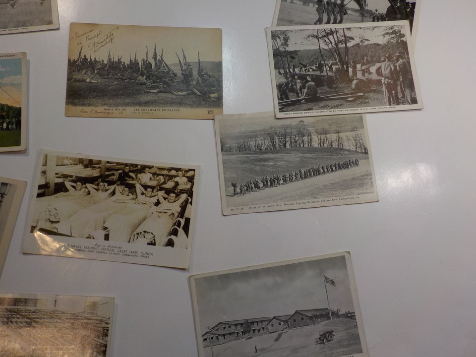 10 WWII Postcards WW1 Collection Post Cards WWI Military Lot VTG Papers ...