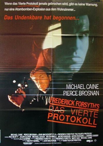 DAS VIERTE PROTOKOLL: 1 Filmplakat DIN A 1 PIERCE BROSNAN MICHAEL CAINE ...