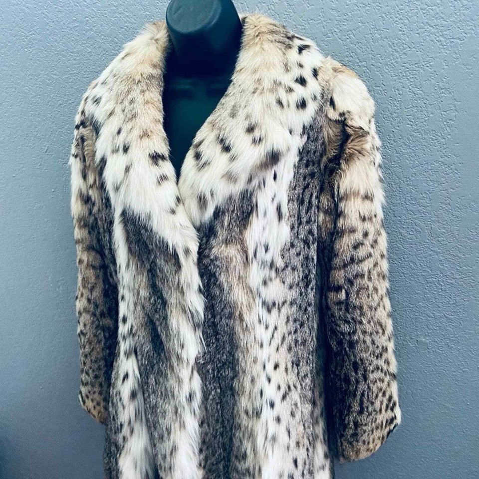 Vintage Abravanel Furs of Pittsburgh, Genuine Bobcat Fur Coat (see ...