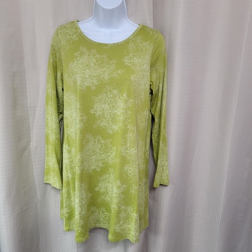 Pure Jill Super Soft Tunic Women's Size Small Light Green Long Sleeve ...