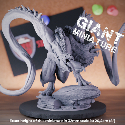 Demogorgon Miniature Demon Mini Dungeons and Dragons Mini DnD 5e TTRPG ...