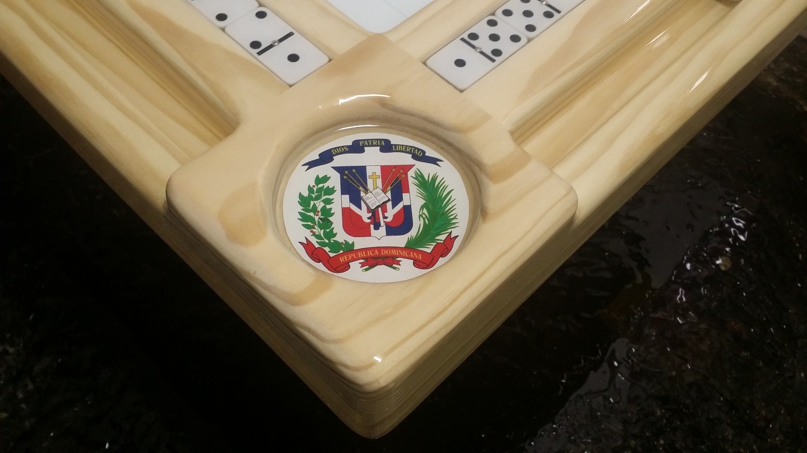 Dominican Republic Map Domino Table by Domino Tables by Art | eBay