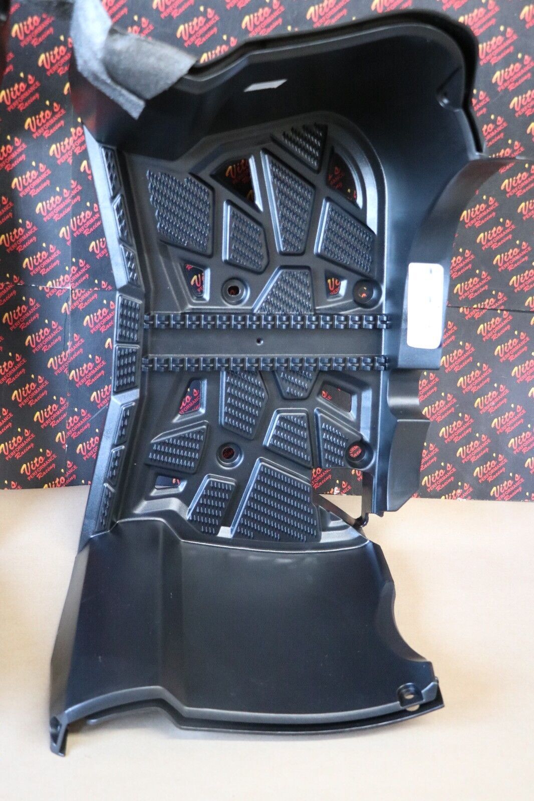 2 x OEM Floorboard footrest footwell Heel guards L+R Yamaha Kodiak 450 ...