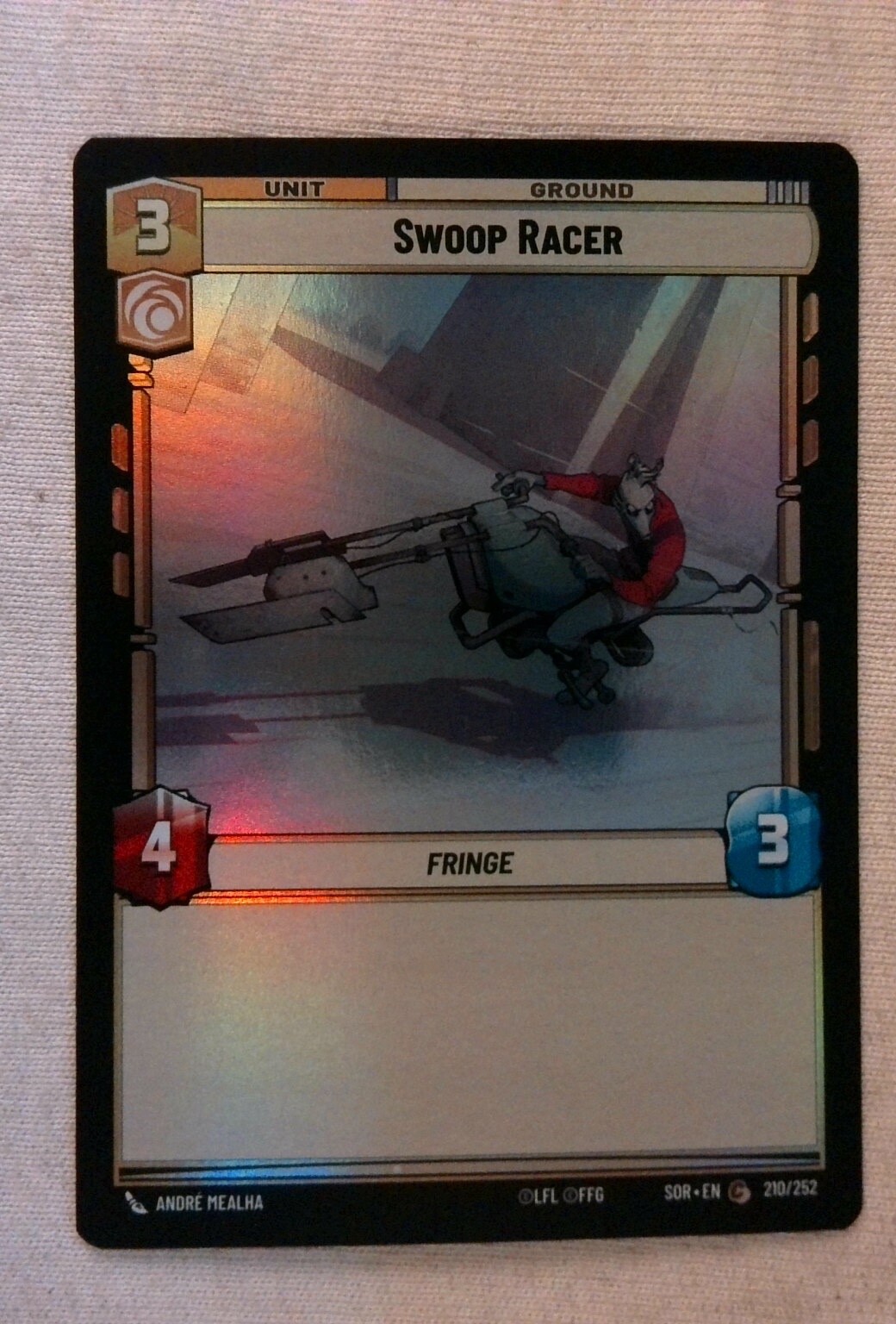Swoop Racer FOIL, Star Wars Unlimited: SOR, Ungraded, NM Condition | eBay