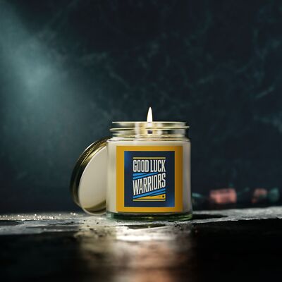 Good Luck Warriors Candle | eBay