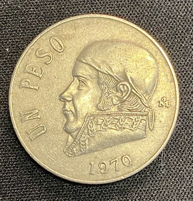 1970 UN PESO Mexican MEXICO 1 PESO Coin | eBay