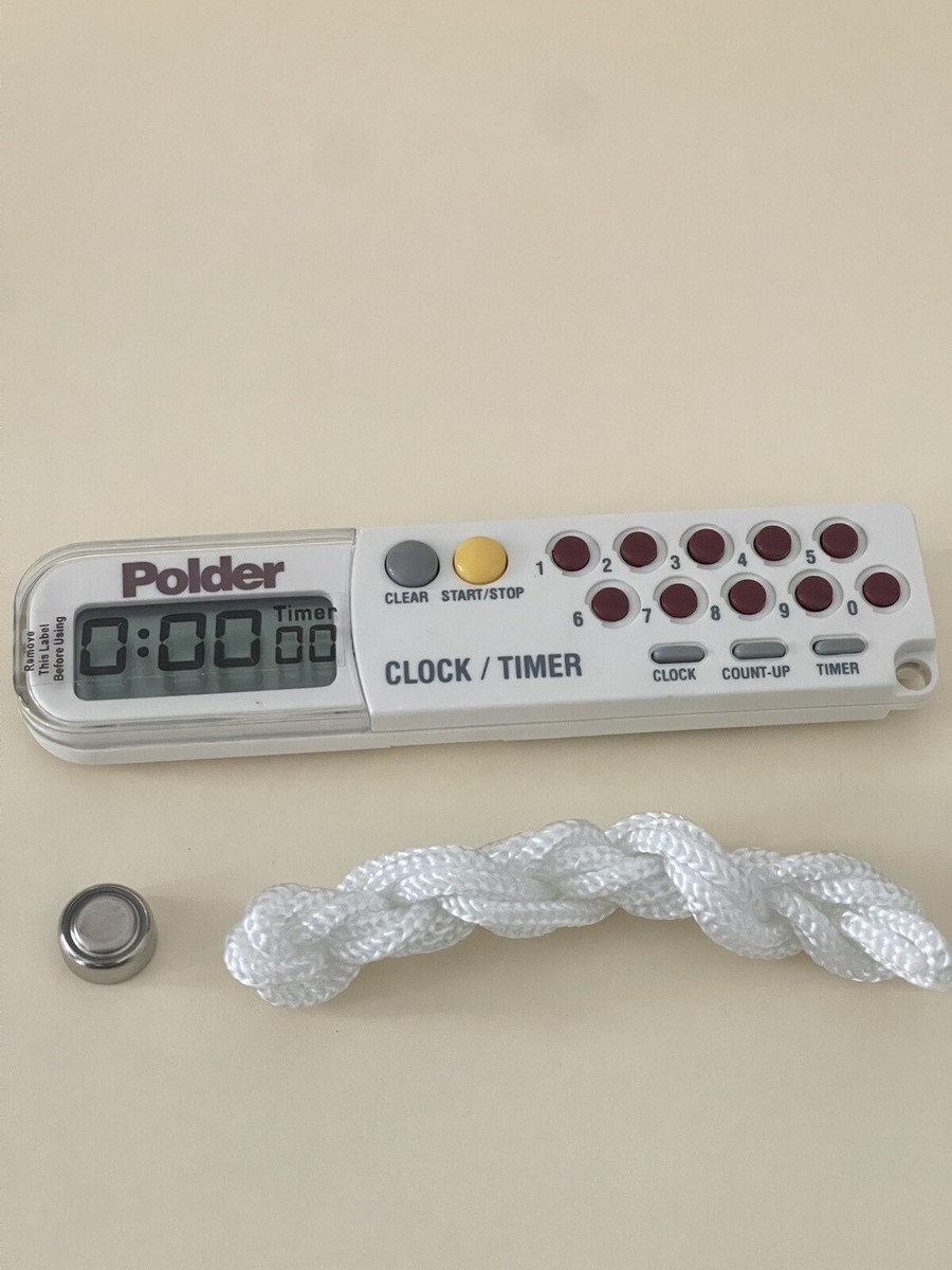 Polder Clock Timer Stopwatch Frontier Timer Products | DesertCart