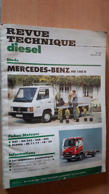 Mercedes Benz MB100 MB-100 diesel : revue technique RTD 169 | eBay