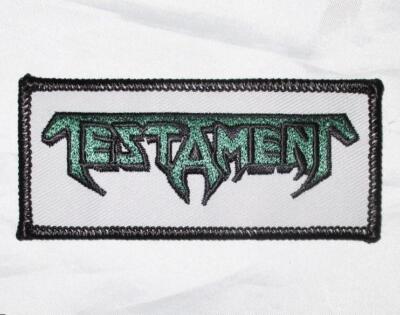 Testament Logo Patch Heavy Metal | eBay