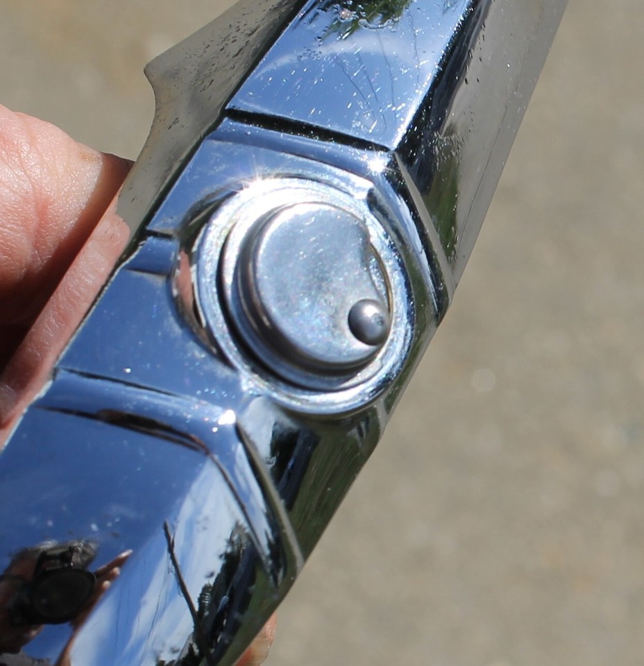 Vintage OEM 1940s Ford Mercury Trunk Lid Chrome Handle With (2) Key | eBay