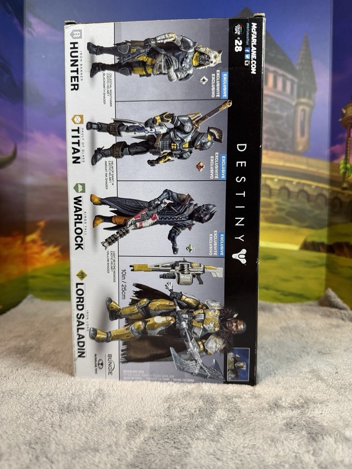 NIB Lot of 9 McFarlane Toys Destiny Figs Cayde-6 Titan Hunter Warlock w ...