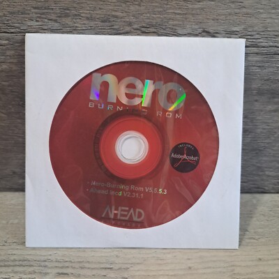 Nero Burning Rom CD Ahead Version V 5.5.5.3 Ahead V 2.31.1 Adobe ...