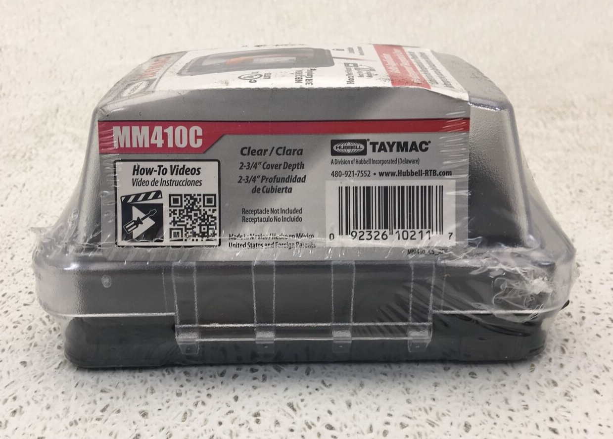 MM410C TAYMAC MULTI APPLICATION WEATHERPROOF RECEPTACLE COVER ...