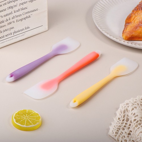 Small Semi Transparent Integrated Silicone Scraper Baking Pastry Tools ...