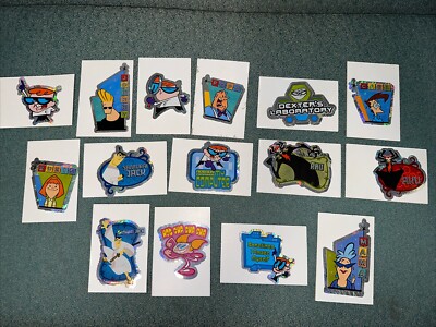 2003 Cartoon Network Vending Machine Stickers Set of 15 - Dexters ...