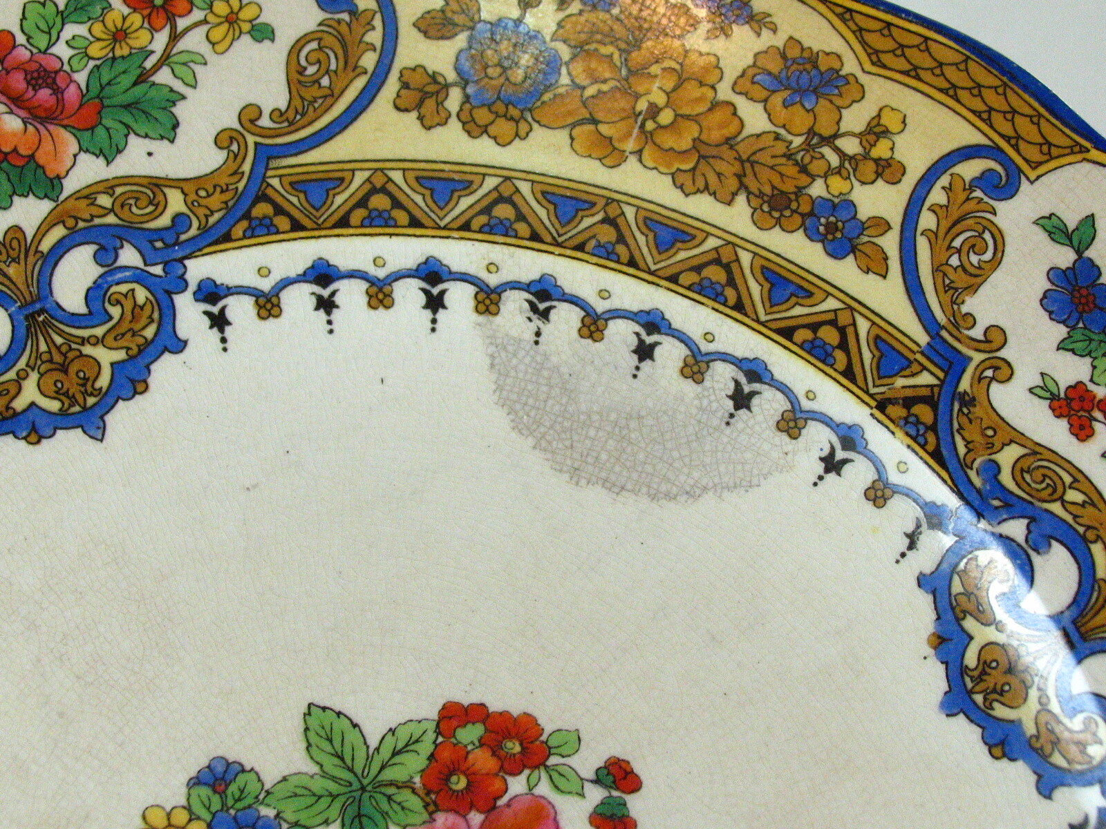Devon Ware Fielding's Stoke On Trent England 4 Floral Dinner plates | eBay