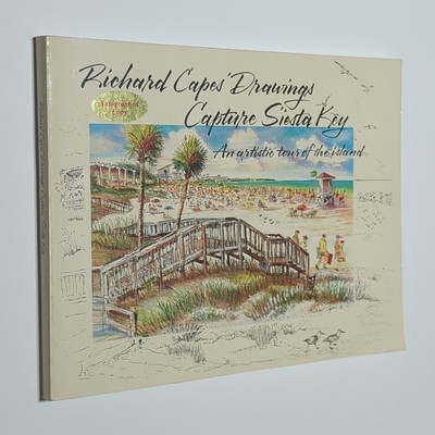 Richard Capes SIGNED Art Drawings Siesta Key Florida Architecture ...