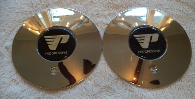 Progressive Wheels Chrome Custom Wheel Center Cap # 1011 (2 CAPS) | eBay