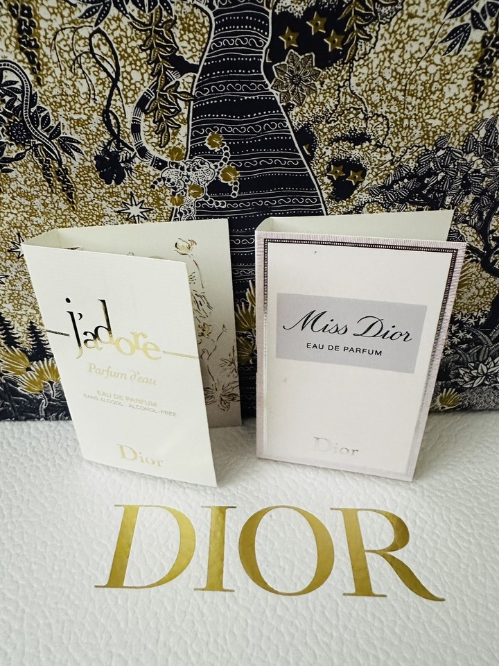 Dior Perfume Samples Lot Miss Dior J’adore + Gift Set Pouch Bag | eBay
