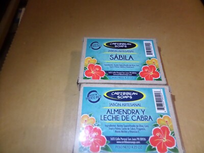 Caribbean Soaps Jabones Artesanales Hechos en Puerto Rico 2 bars | eBay