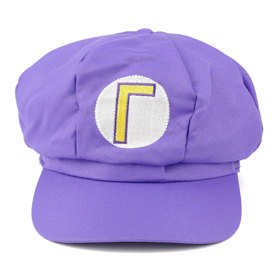 Mario, Luigi, Wario, Waluigi, Fire Mario Embroidered Newsboy Hat - FREE ...