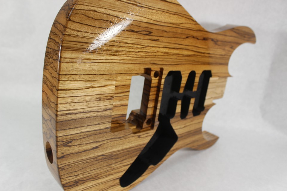 Zebrawood RG Guitar body fits Ibanez(tm) 6 string OSNJ RG and Jem Necks ...