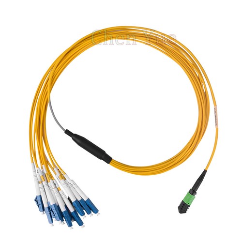 1M MPO Female-LC SM Trunk Cable 12 core Patch Cord Breakout Cable ...