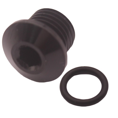3 AN AN3 Slim Line ORB O Ring Boss Port Plug anodized Aluminum Black ...