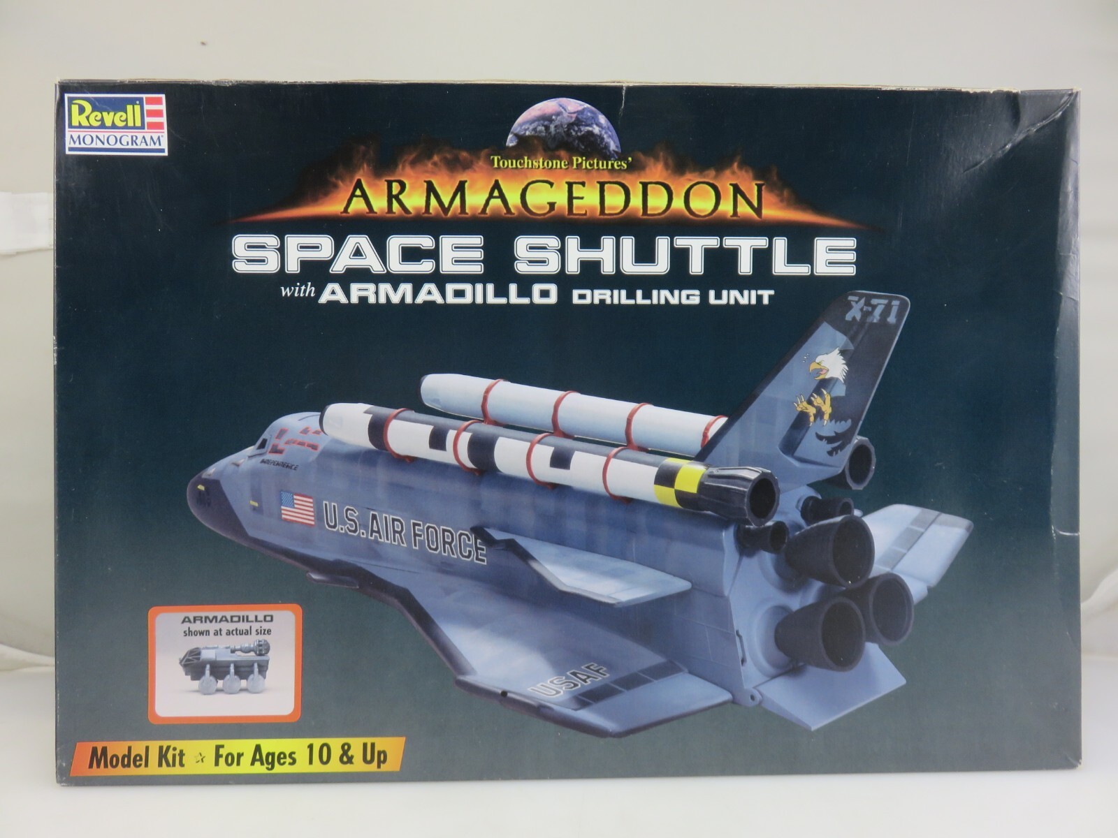 Revell Armageddon SPACE SHUTTLE WITH ARMADILLO 1/144 Scale Model Kit 85 ...