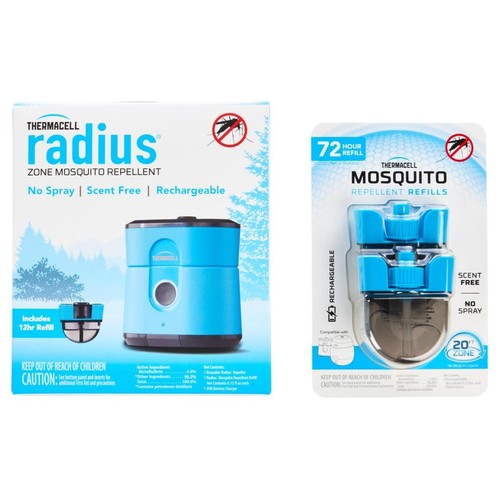 Thermacell Mosquito Zone Repellent Device with 12hr and 2 Extra 72hours ...