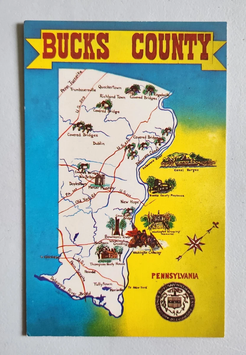 Bucks County Maps With Cities