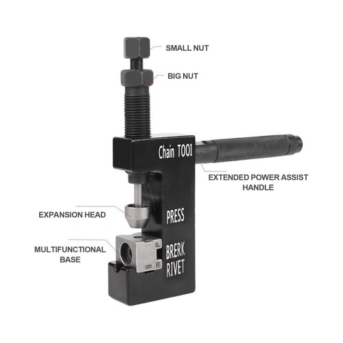 PBR Motorcycle Chain Breaker Rivet Press Break Tool 08-0470 for 520 525 ...