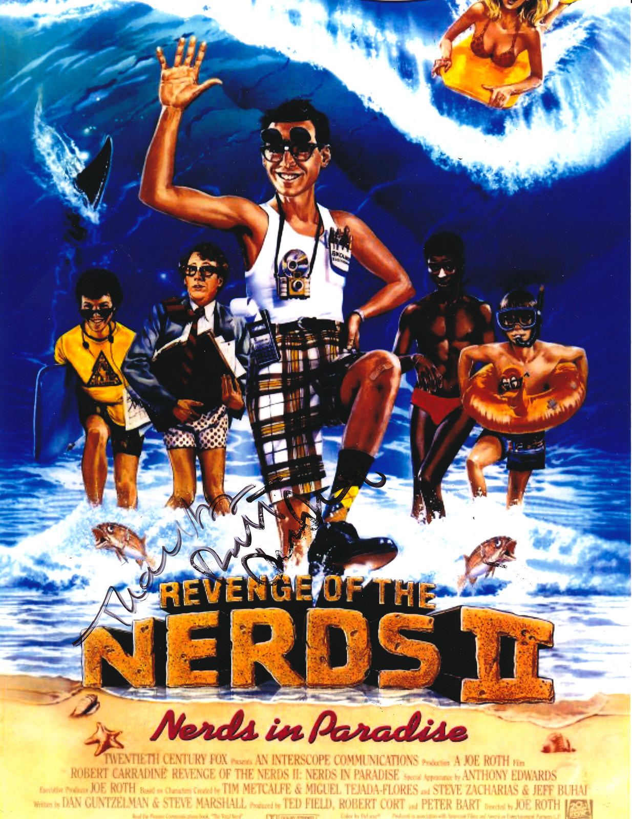 ROBERT CARRADINE HAND SIGNED AUTOGRAPHED REVENGE OF THE NERDS PHOTO ...