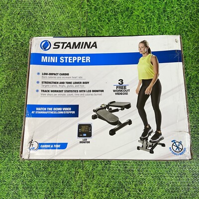 Stamina Mini Stepper Exercise with Monitor Workouts Stair Step Fitness ...