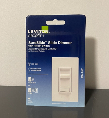 Leviton Dimmer Switch Dimmable LED Halogen Incandescent Bulbs PRICE ...