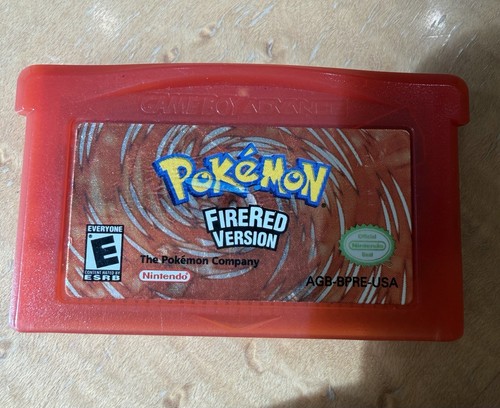 Pokemon Fire Red Nintendo Game Boy Advance Authentic Cartridge Tested ...